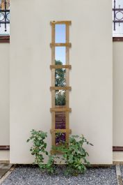 The Trellis Garden Mirror - Large Wooden Wall Fence or Leaner Mirror 71 ...