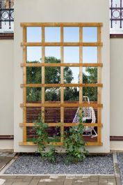 The Trellis Garden Mirror - Large Wooden Wall Fence or Leaner Mirror 71 ...