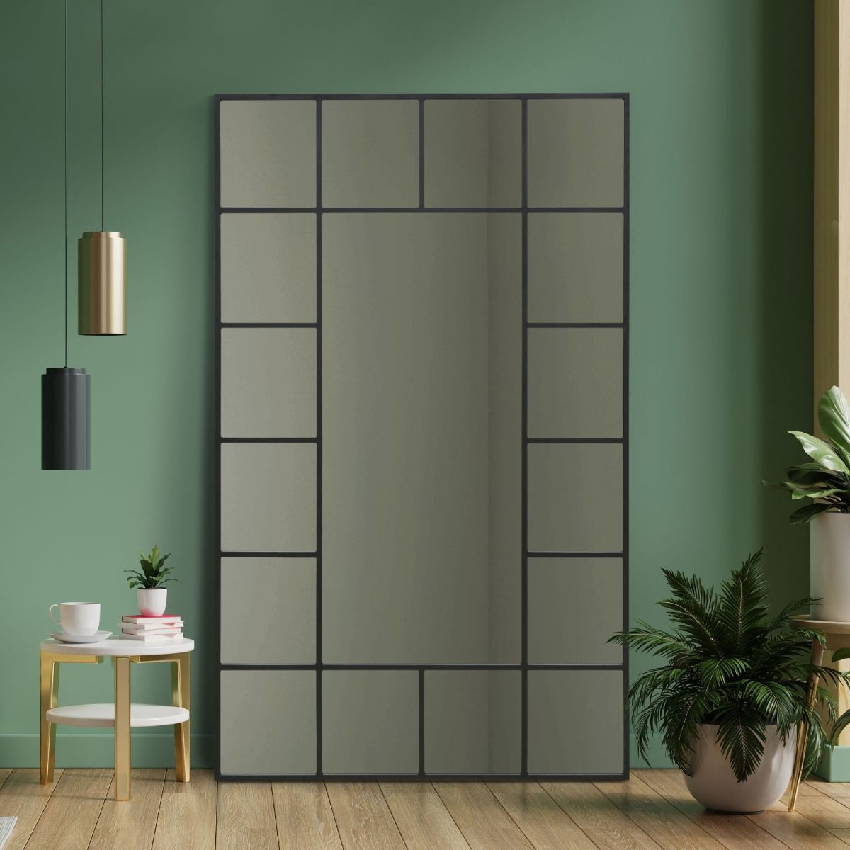 Industrial Glass Square Panels