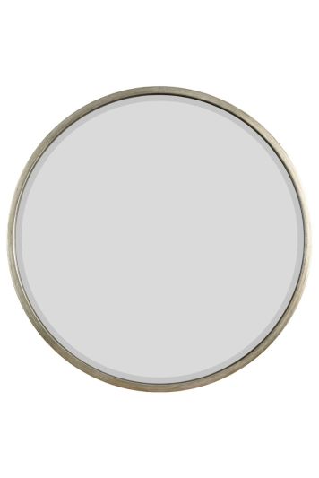 Rowan Gold Elegant Modern Bevelled Round Mirror 80 x 80 CM