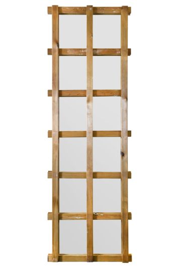 The Trellis Garden Mirror - Large Wooden Wall Fence or Leaner Mirror 71 ...